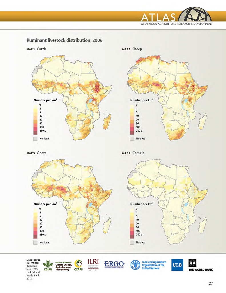 New map: Ruminant livestock distribution in Africa | ILRI news