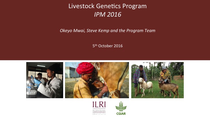 A first look at ILRI’s new research programs: Livestock Genetics | ILRI ...